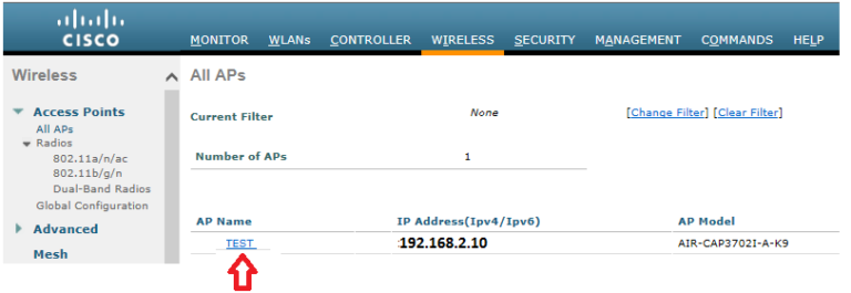 How to configure Cisco AP as a Spectrum Analyzer – lightweight mode ...