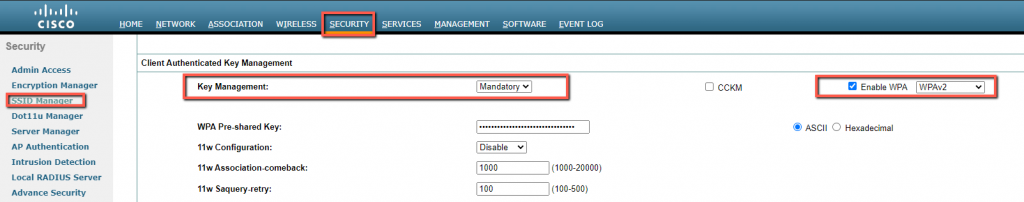 How to configure Cisco Access Point in a Bridge mode - WYFI.ca
